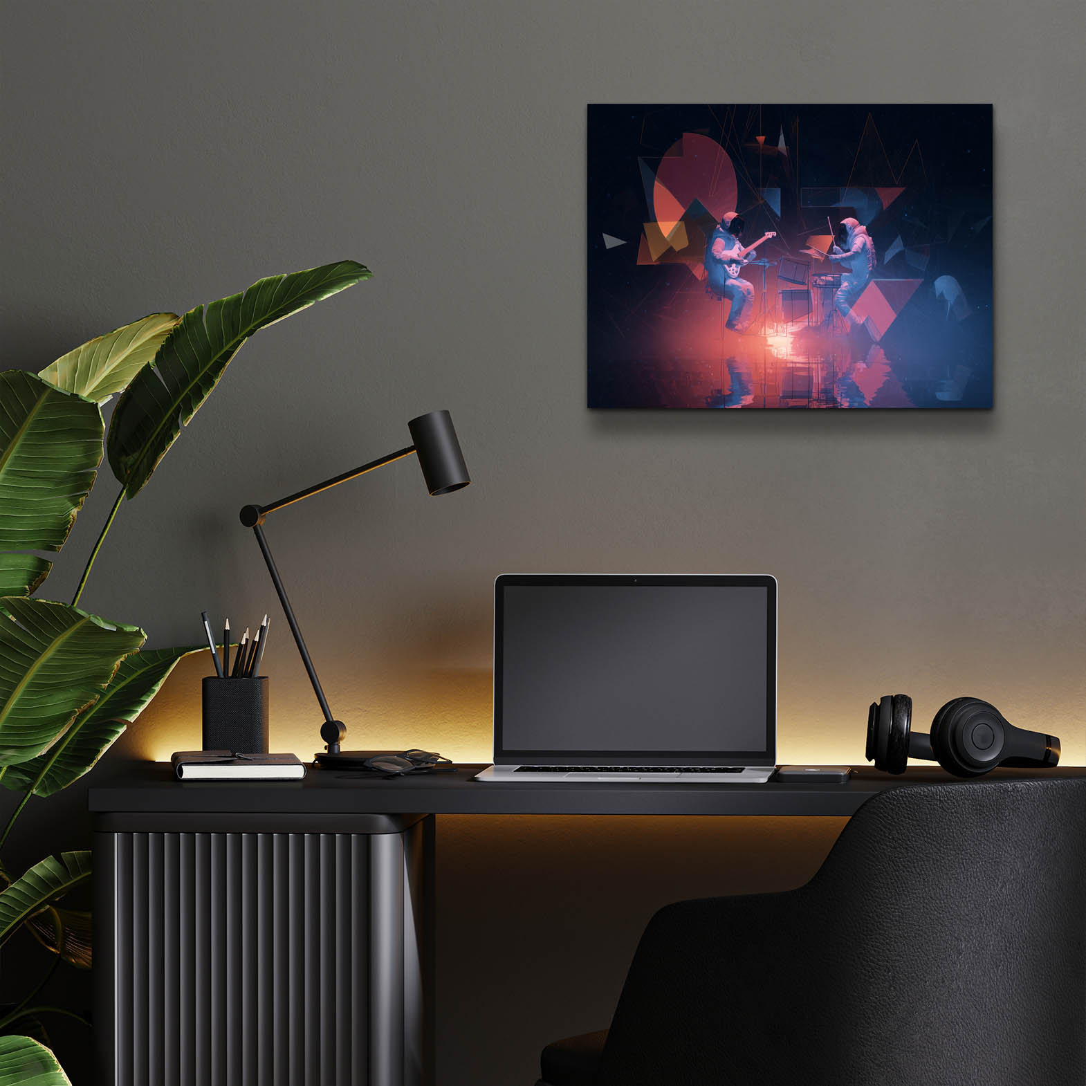 Epic Art 'Rhythms Of The Galaxy' by Ann Klee Acrylic Glass Wall Art, 16" x 12" | Wayfair